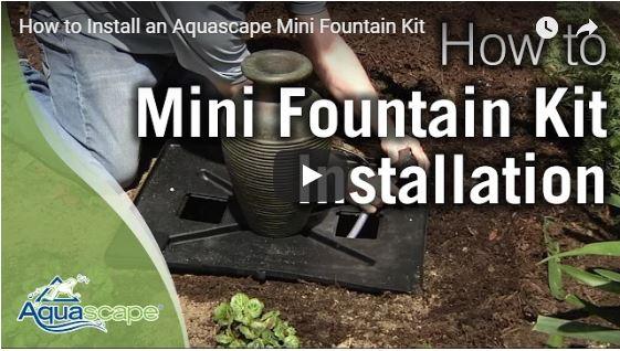 How to Install an Aquascape Mini Fountain Kit — Aquascape Australia
