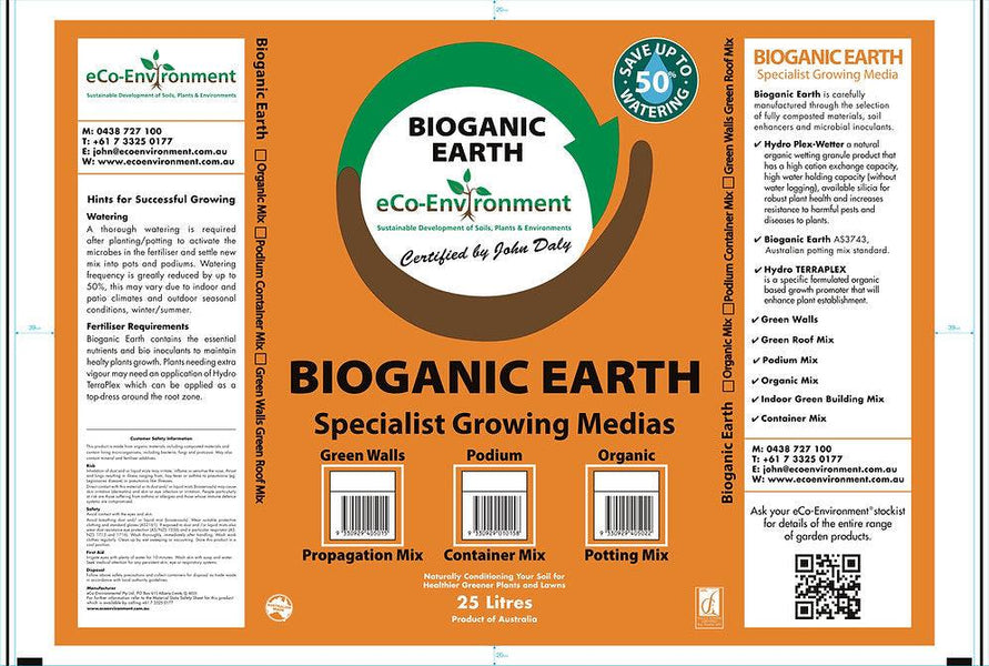 Bioganic Earth Podium - 25 litre bag — Aquascape Australia